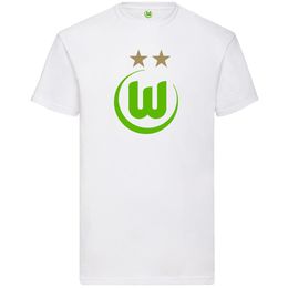 VfL Wolfsburg T-Shirt wei&szlig; Frauenfussball M