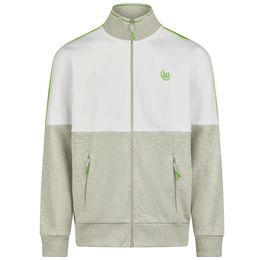 VfL Wolfsburg Sweatjacke Logo HD grau M