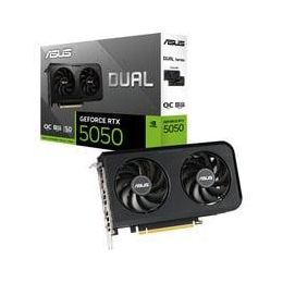 ASUS GeForce RTX 5050 DUAL OC 8GB, Grafikkarte DLSS 4, 3x DisplayPort, 1x HDMI 2.1