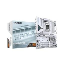 Gigabyte B850 EAGLE ICE, Mainboard wei&szlig;/silber