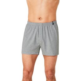 Herren Boxershorts anthrazit-mint-kariert + anthrazit + hellgrau Gr&ouml;&szlig;e 5