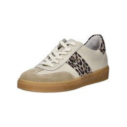 Sneaker Nero Giardini "Nero Giardini Sneaker Leder/Textil", Damen, Gr. 36, braun (camel), Leder, Textil, Schuhe Sneaker