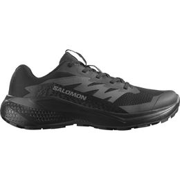 Laufschuh Salomon "ALPHAGLIDE W", Damen, Gr. 37, schwarz (schwarz, asphalt, schwarz), Synthetik, Textil, Schuhe Laufschuh