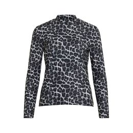 Vila Shirt 'VILEOA' Damen Gr&ouml;&szlig;e M grau / anthrazit / hellgrau