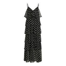 Vila Kleid 'VIHARLEY' Damen Gr&ouml;&szlig;e 44 schwarz / wei&szlig; Winterkleid