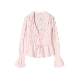 Bershka Bluse Damen Gr&ouml;&szlig;e XL ros&eacute;