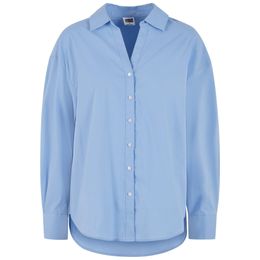 Urban Classics Ladies Oversized Cotton Blouse ' ' Damen Gr&ouml;&szlig;e XXL blau