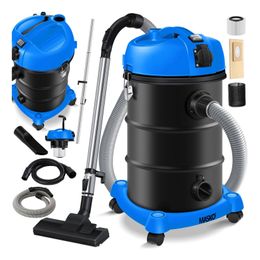 Masko&reg; 6IN1 Industriestaubsauger Staubsauger Nass Trocken Sauger Aschesauger 2300W + Steckdose ? Blasfunktion ? Trocken-Saugen & Nass-Saugen Industrie-Sauger mit & ohne Beutel beutellos