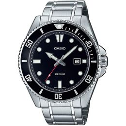 Casio Analog Watch male Silver size One Size