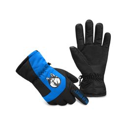 Polar Husky Sporthandschuhe 'Jannu' Herren Gr&ouml;&szlig;e XL blau / schwarz / wei&szlig;
