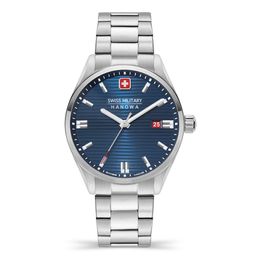 SWISS MILITARY HANOWA Analog Watch 'Roadrunner' male Silver size One Size