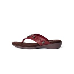 Minnetonka Zehentrenner 'Silverthorne360' Damen Größe 42 rot