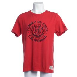 Tommy Hilfiger T-Shirt Herren Gr&ouml;&szlig;e L Second Hand rot