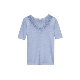 Madeleine Mode MADELEINE Shirt Damen Gr&ouml;&szlig;e M/L himmelblau