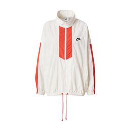 Nike Sportswear Jacke Damen Größe S creme / dunkelorange / schwarz