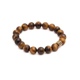 Secret Stones Bracelet 'Eye of Power' male Brown size 18 cm