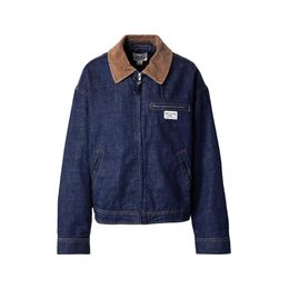 BDG Urban Outfitters Jacke 'LUCA' Damen Gr&ouml;&szlig;e S blue denim / braun