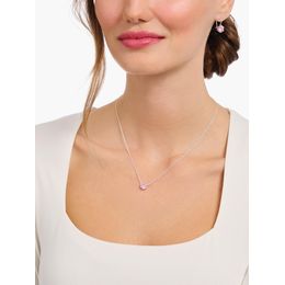 Thomas Sabo Kette Damen Gr&ouml;&szlig;e 45 hellpink / silber