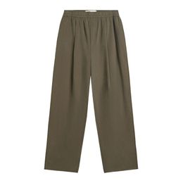 Bershka Pleat-Front Pants male Green size XL