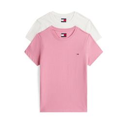 Tommy Jeans Shirt female Pink, White size XS