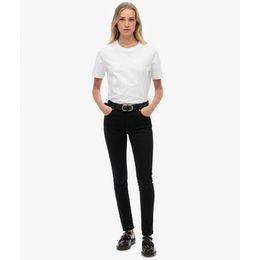 Superdry Damen Skinny Jeans aus Bio-baumwolle mit Mittlerer Leibh&ouml;he Black - Gr&ouml;&szlig;e: 28/30 212363200027402A078