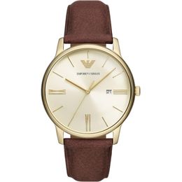 Emporio Armani Analog Watch male Gold size One Size