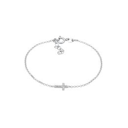 Elli Jewelry 'Kreuz' girl Silver size One Size