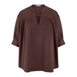 Peter Hahn - Bluse, braun, Gr. 46 / L - Baumwolle