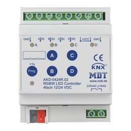 MDT technologies LED Controller 4-Kanal 4/8A, RGBW, 4TE, REG AKD-0424R.02)