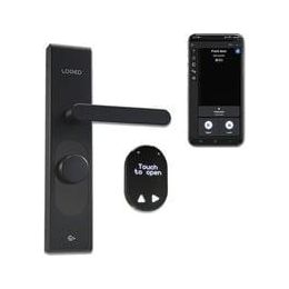 Shelly LOQED Smart Lock, elektronisches T&uuml;rschloss schwarz