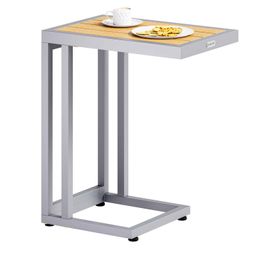 Casaria Beistelltisch Natur WPC 65,5x50x40cm