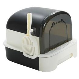 Pawz Road &ndash;Katzentoilette XL&ndash;mit Haube schwarz