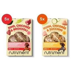 Nutriment Frischemen&uuml; Rind & Huhn Probierpaket 10x400g