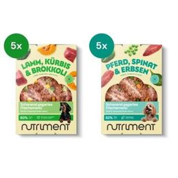 Nutriment Frischemen&uuml; Lamm & Pferd Sensitiv Probierpaket 10x400g