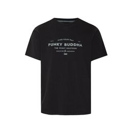 Funky Buddha T-Shirt Herren Gr&ouml;&szlig;e XXXL grau / schwarz