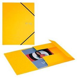 VON LEITZ Eckspanner DIN A4 gelb