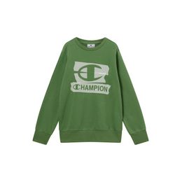 Champion Authentic Athletic Apparel Sweatshirt Jungen Gr&ouml;&szlig;e 176 gr&uuml;n / wei&szlig;