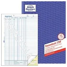 Avery Zweckform Kassenbuch 1756 DIN A4 Perforiert N/A 40 Blatt