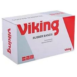 Viking Gummib&auml;nder 80 x 1,5 mm &Oslash; 50 mm Rot 500 g