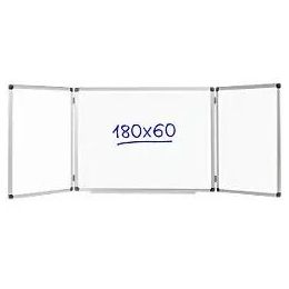 Viking Klappbares Whiteboard Magnetisch Lackierter Stahl Beidseitig 90 (B) x 60 (H) cm