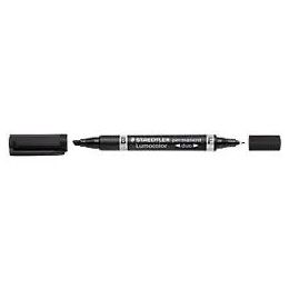 Staedtler Lumocolor duo 348 Permanentmarker Mittel Rundspitze 0,6 - 1,5 mm Schwarz Nachfüllbar