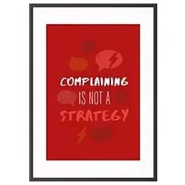 PAPERFLOW Wandbild "Complaining is not a strategy" 210 x 297 mm