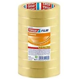 Tesa Verpackungsklebeband Tesafilm Standard 57208 Transparent 19 mm (B) x 66 m (L) PP (Polypropylen) 8 Rollen