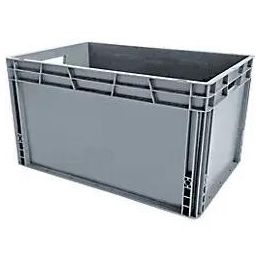 VISO E series Kunststoff Transportbox 65 L Grau 60 x 40 x 34 cm