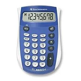 Texas Instruments Taschenrechner TI-503SV 80 mm Blau