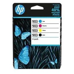 HP 903 Original Tintenpatrone 6ZC73AE Schwarz, Cyan, Magenta, Gelb Multipack 4 Stück