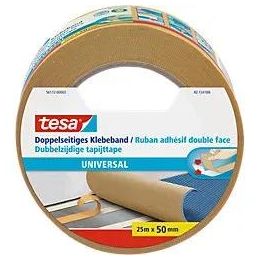 Tesa Doppelseitiges Klebeband Universal Braun 50 mm (B) x 25 m (L) PP (Polypropylen)