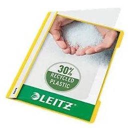Leitz Standard Plastik-Schnellhefter 4191 DIN A4 Polypropylen 60 Blatt Gelb