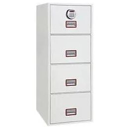 Phoenix World Class Vertical Fire File Aktenschrank Elektronisch 49 L FS2254E Wei&szlig;