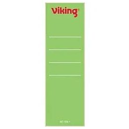 Viking Rückenschilder 60 mm x 191 mm Grün 10 Stück